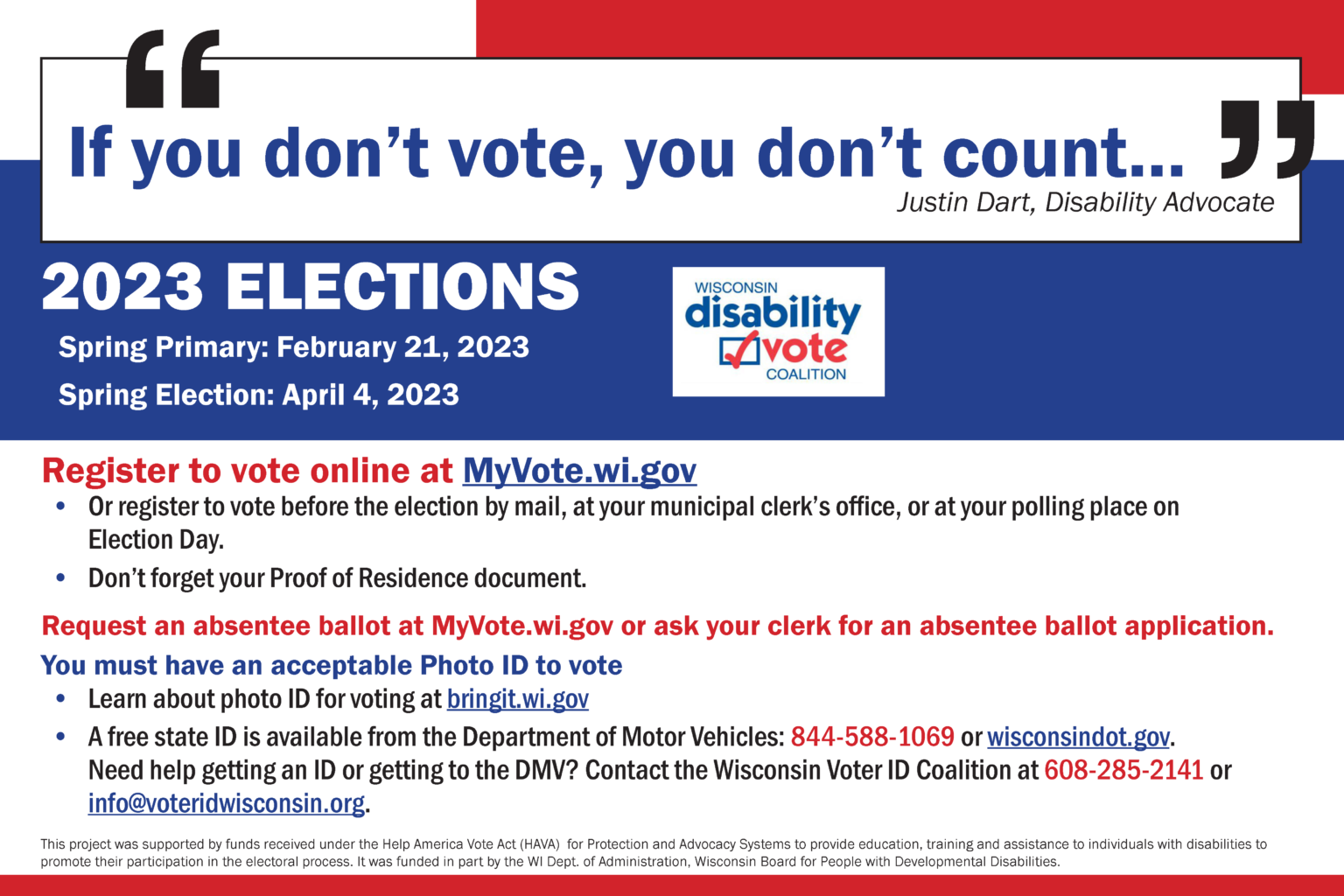 Wisconsin Disability Vote Coalition