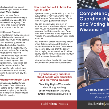 DVC Fact Sheets and Brochures - Wisconsin Disability Vote Coalition