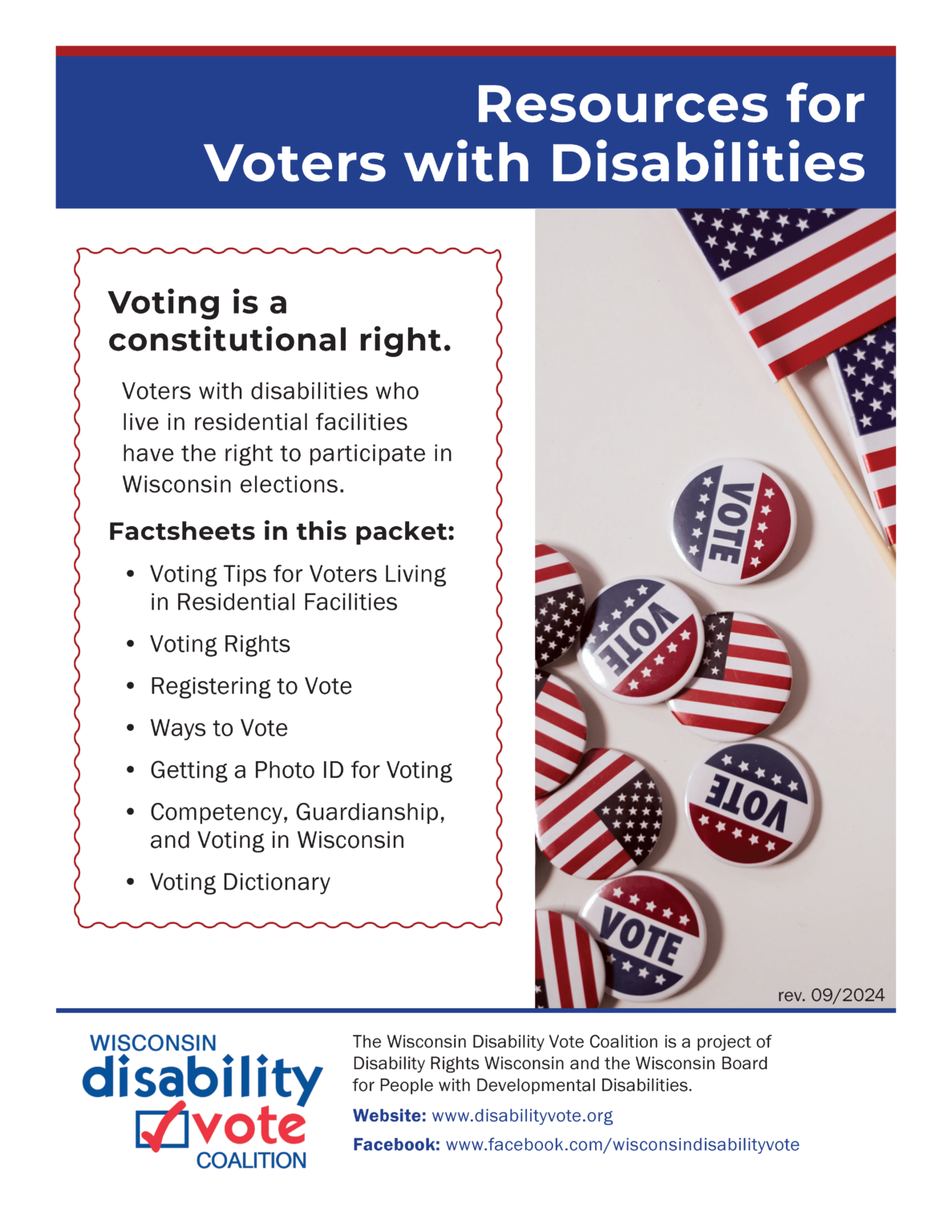 Resource Packet for Voters with Disabilities - Wisconsin Disability ...